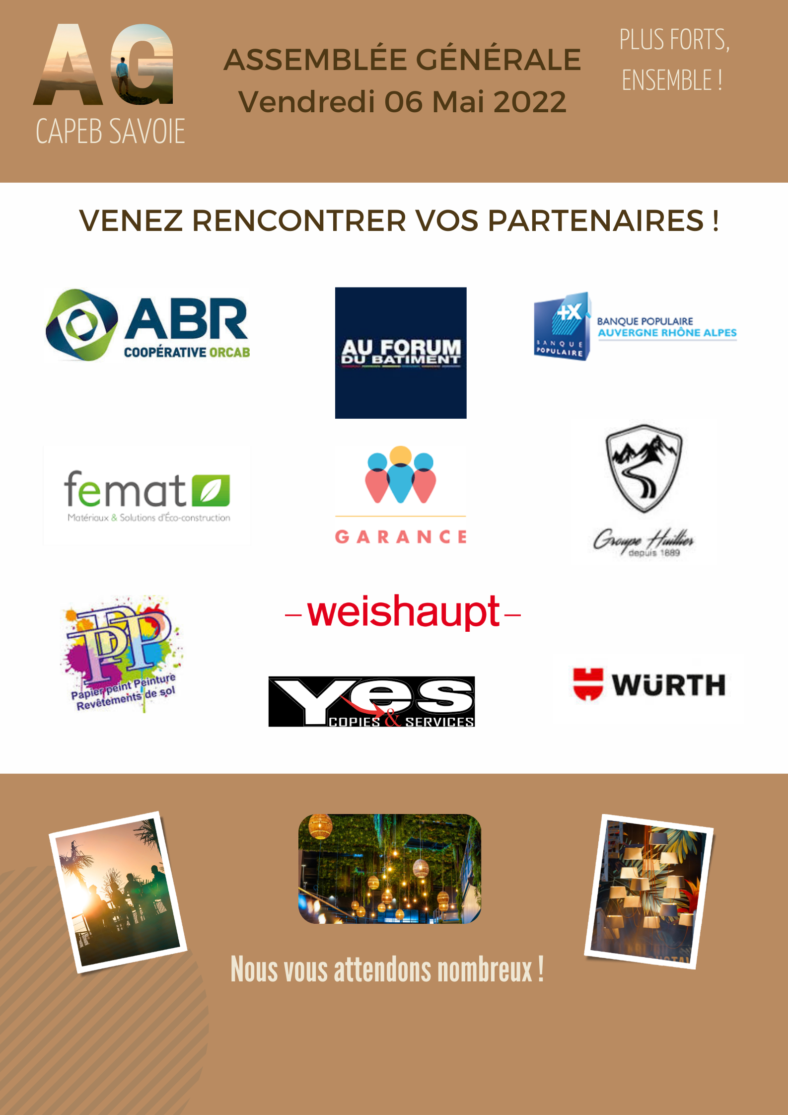 AG CAPEB Savoie 2022 : venez rencontrer vos partenaires ! ・ CAPEB